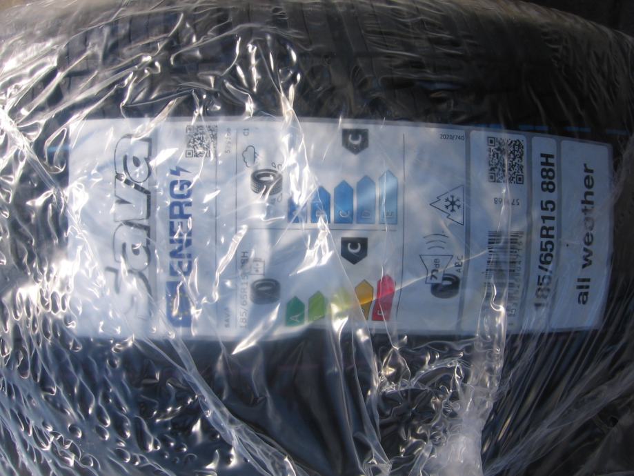 4 AVTOMOBILSKE GUME SAVA ENERGY ALL WEATHER 185 X 65R15 X 88H