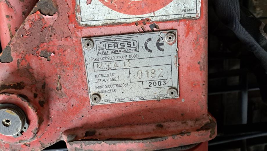 Fassi Dvigalo za Vozila M10A.12 letnik 2003