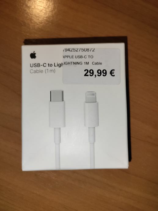 Kabel Apple Lighting UsbC 1m NOV