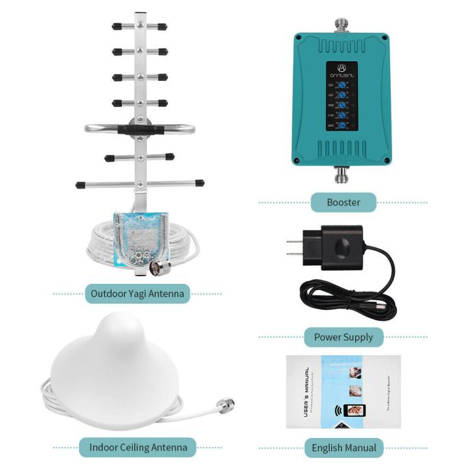LTE/GSM Repeater 800/900/1800/2100/2600MHz Ojačevalec