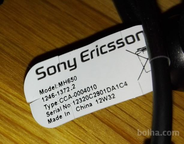 NERABLJENE slušalke SONY Ericsson MH650