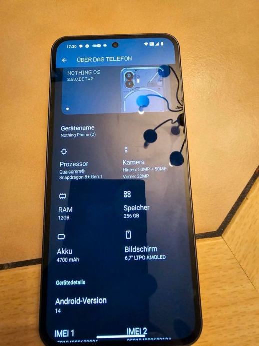 Nothing phone 2 black 256 gb Rom 12 gb ram