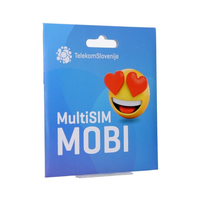 NOVO - SIM kartica MOBI + 5 EUR dobroimetja - ( MOBI kartica )