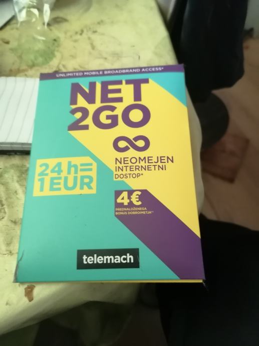 sim kartica Telemach za net2go
