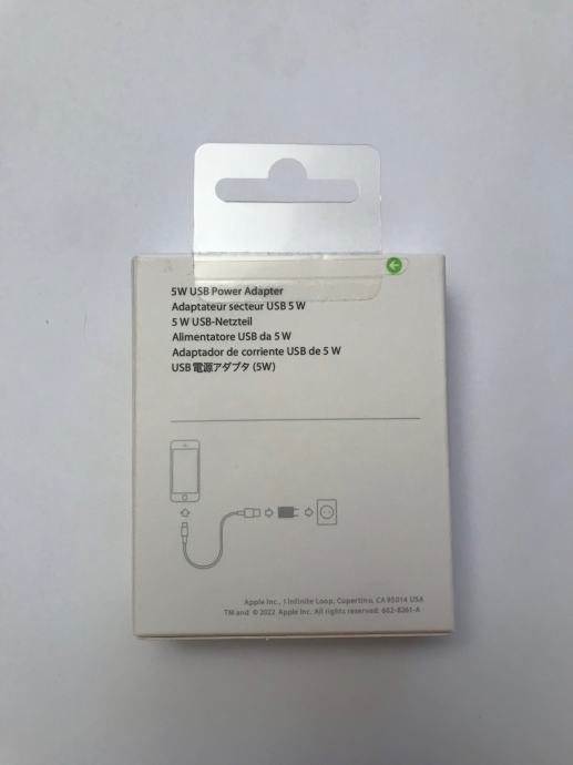 USB Power Adapter Apple 5W