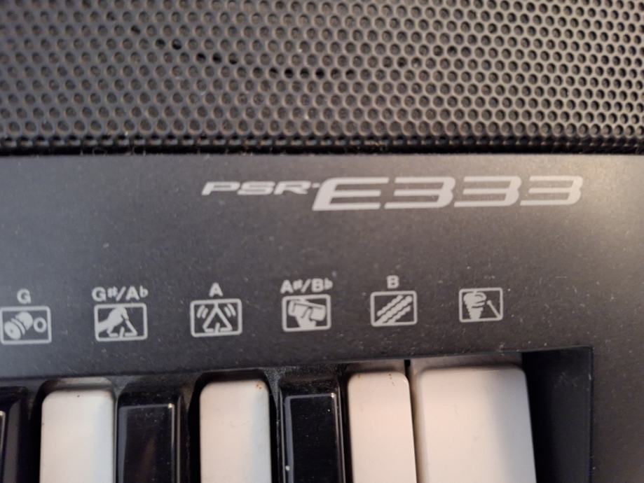 KLAVIATURA YAMAHA PSR-E333 + STOJALO HERCULES