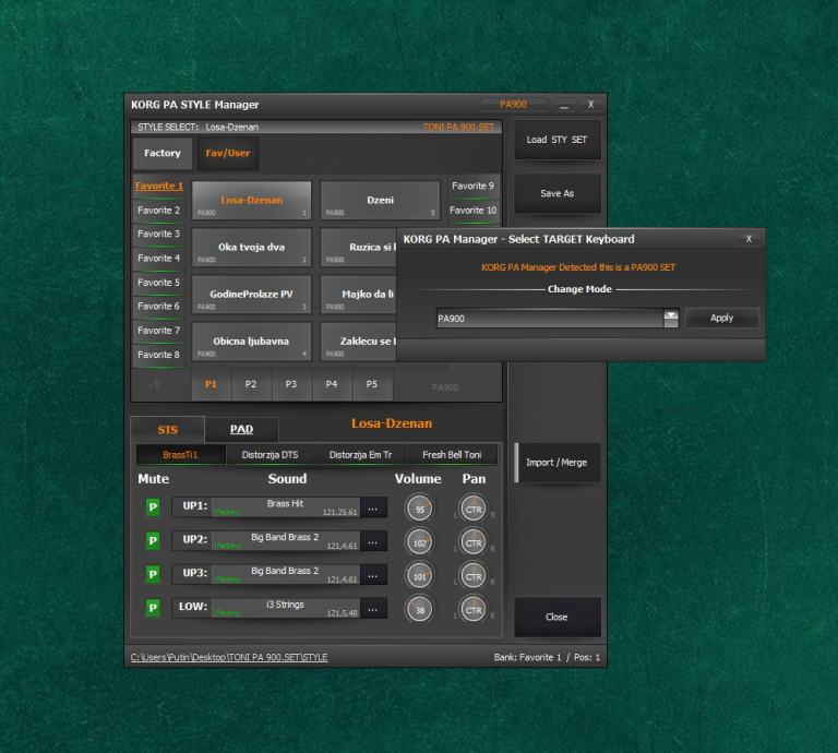 KORG PA Manager 2.2