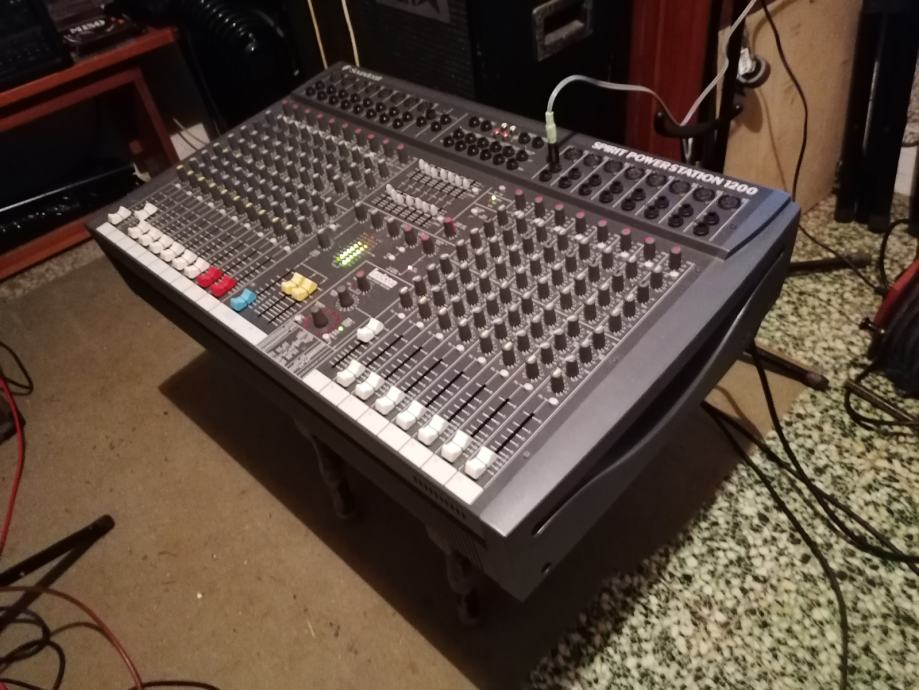 Soundcraft spirit 1200w, Power mixer