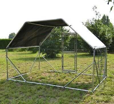 XXL ograjen prostor za prosto rejo, 2 x 3 x 2 m zunanja ograja, Ograda