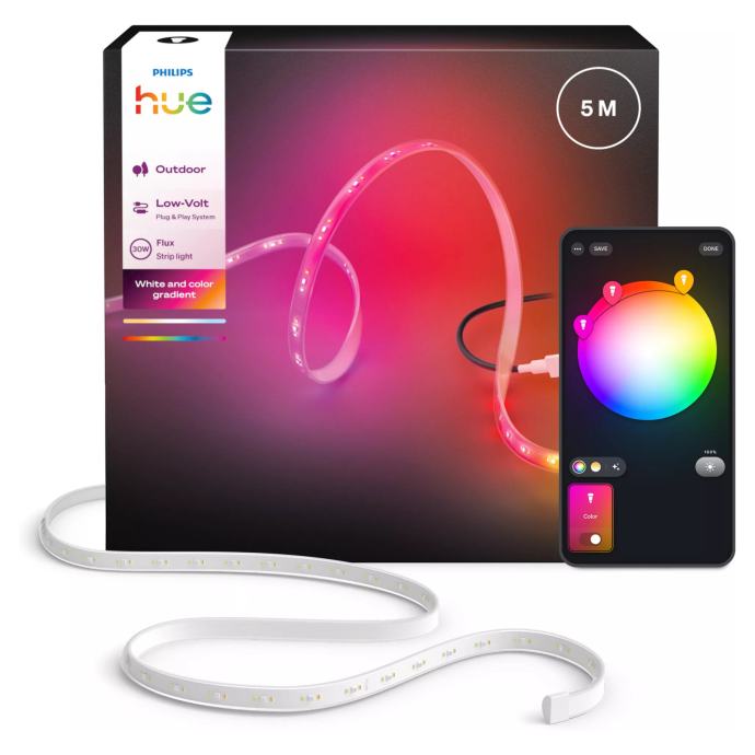 Philips Hue Flux zunanji svetlobni trak 5 m