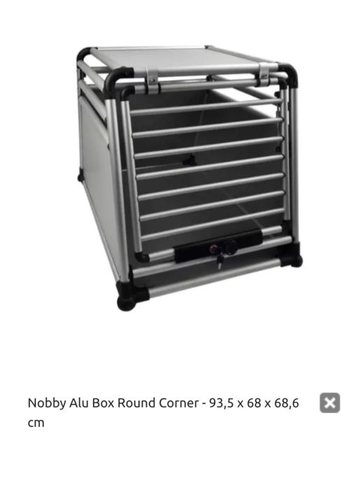 Alu Transportni Box Nobby Round Corner - 93,5 x 68 x 68,6 cm