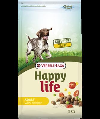 HAPPY LIFE ADULT PERUTNINA 15kg BRIKETI