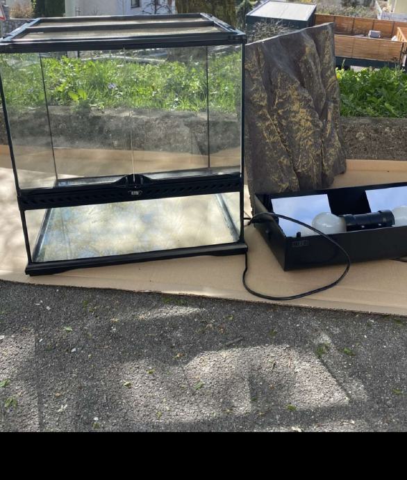 Exo Terra steklen terarij - 45 × 45 × 45 cm