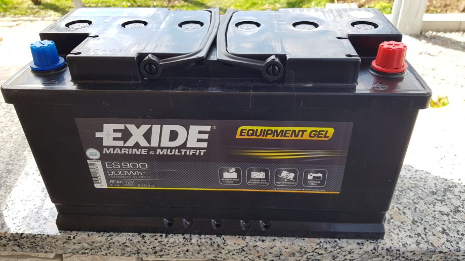 Akumulator GEL EXIDE ES900 80Ah 12V Baterija