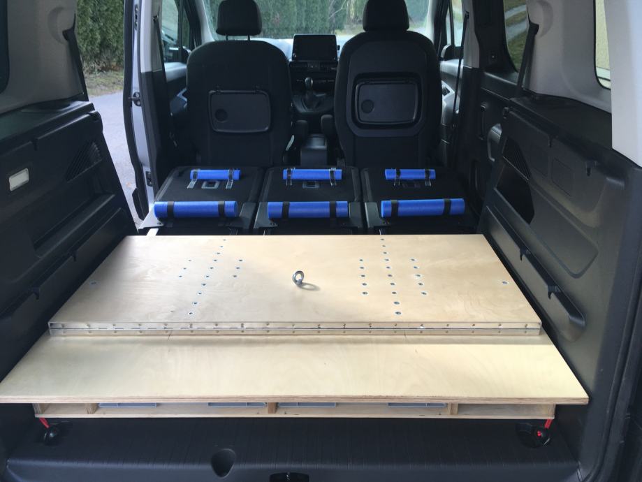 Postelja - camping box CITROEN BERLINGO,PEUGEOT RIFTER, OPEL COMBO
