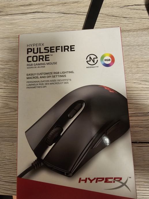 Hyperx Pulsefire Core - RGB Gaming Miška