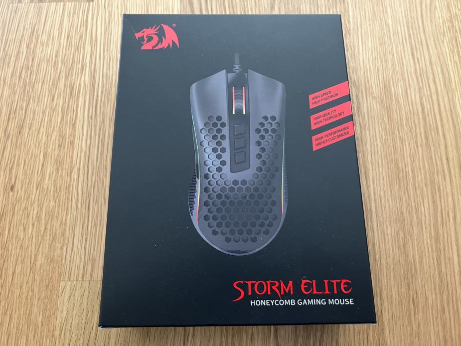 Redragon Storm Elite M988 gaming miška, RGB, USB