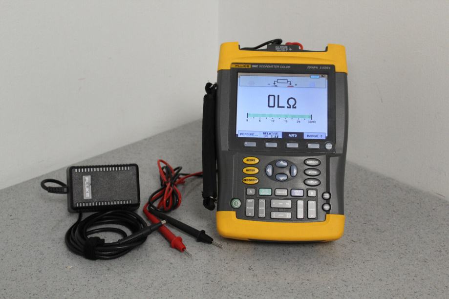 Fluke 199C 200MHz 2,5GSs digitalni osciloskop doskopski multimeter
