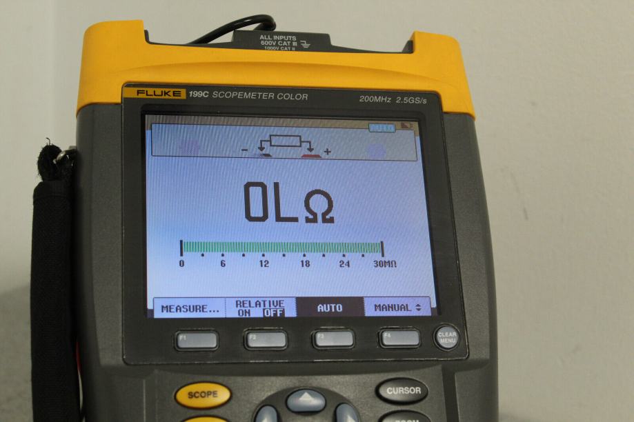 Fluke 199C 200MHz 2,5GSs digitalni osciloskop doskopski multimeter