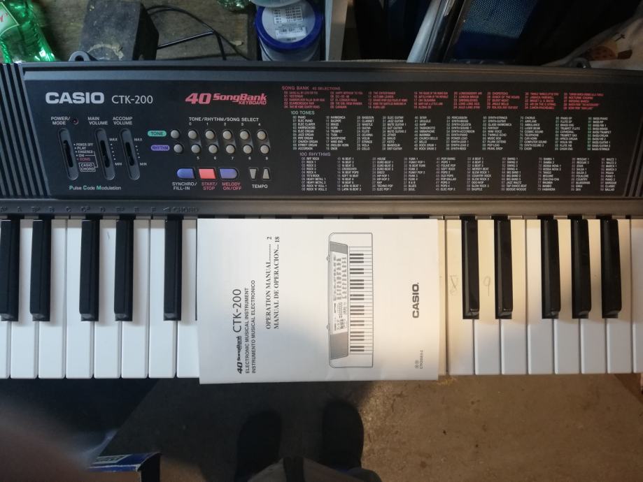 Klaviatura CASIO CTK-200