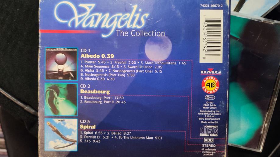 Vangelis, The Collection, 3 CD
