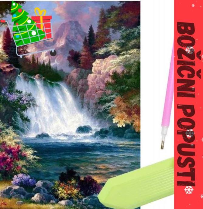 Diamantni mozaik 5D Slap