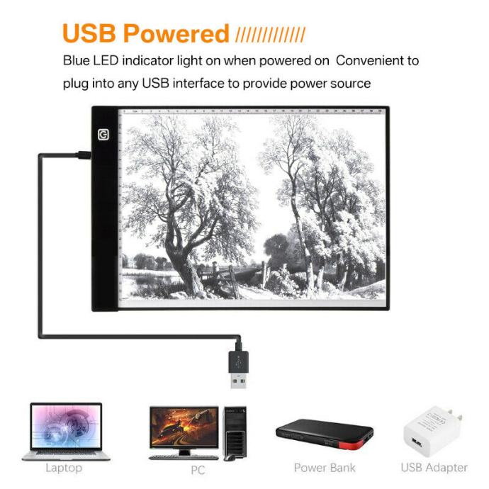 LED tablica grafična tabla za risanje slikanje z lučko DARILA za Božič