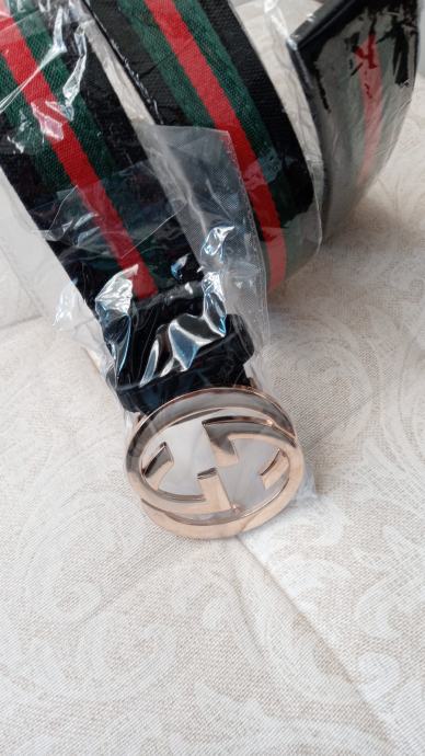 Pas gucci zelen rdeč