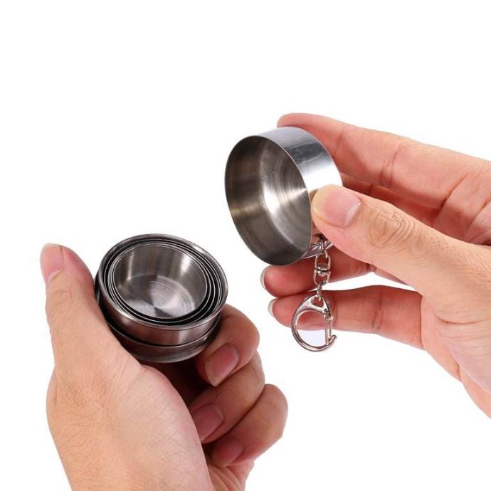Zložljiv kozarec - inox