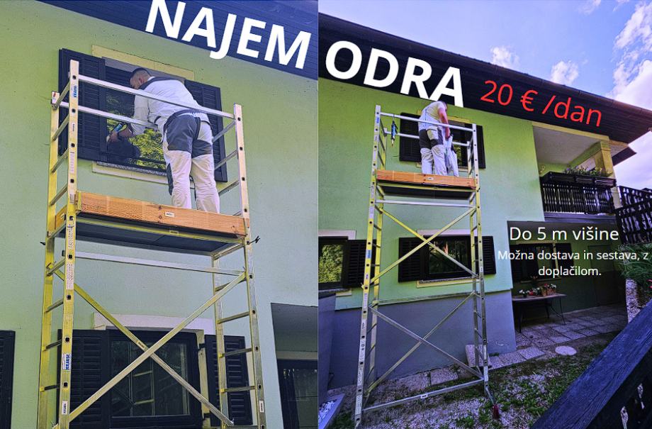Delovni odri oddaja, izposoja 5m