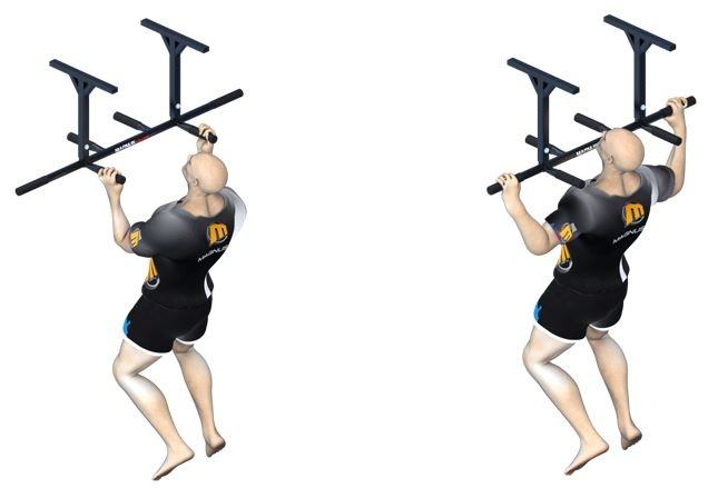Chin up bar drog za fitnes vaje na vašem domu