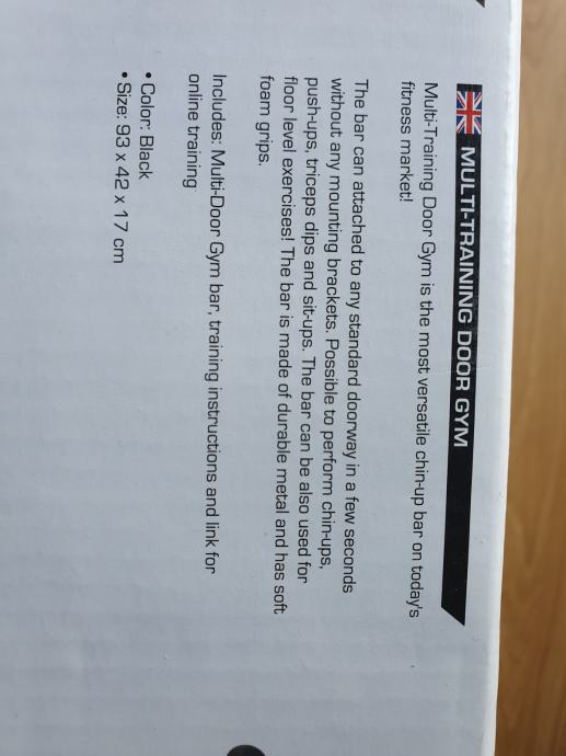 Gymstick Multi Training Door Gym drog za dvigovanje