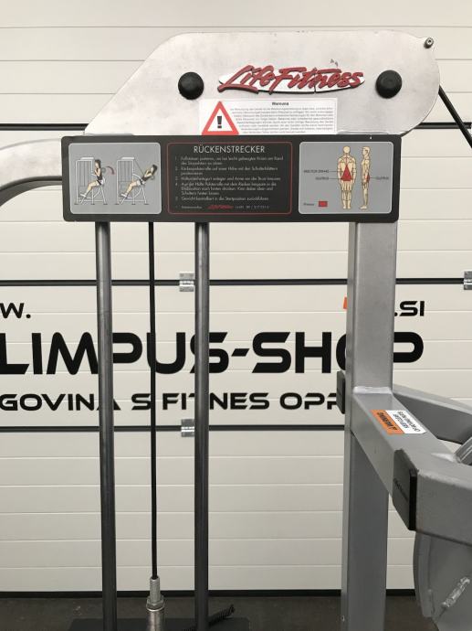 LIFE FITNESS NAPRAVA ZA IZTEG TRUPA SILVER LINE