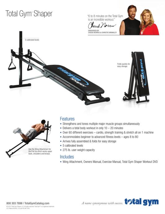 Total Gym Shaper