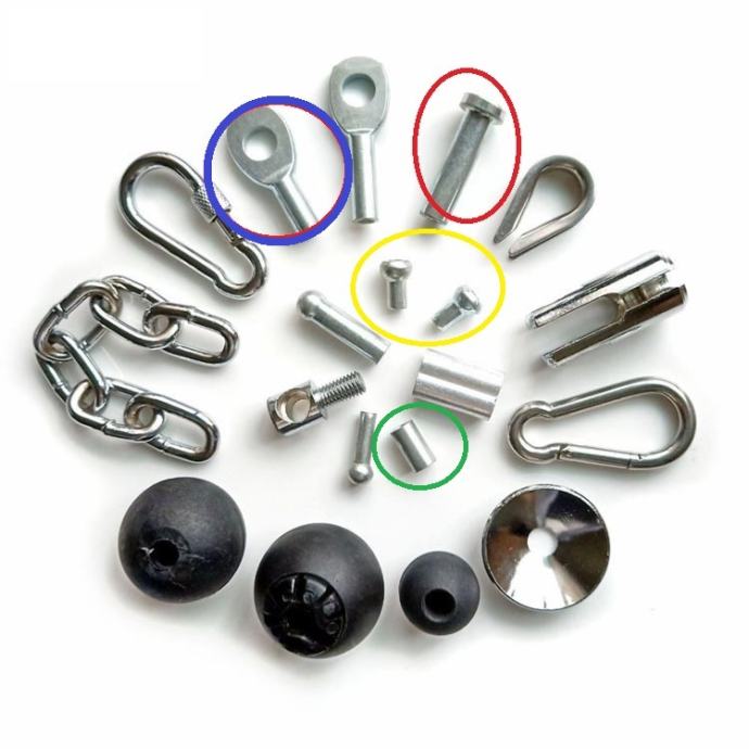 Zajla za fitnes naprave - gumirana jeklenica