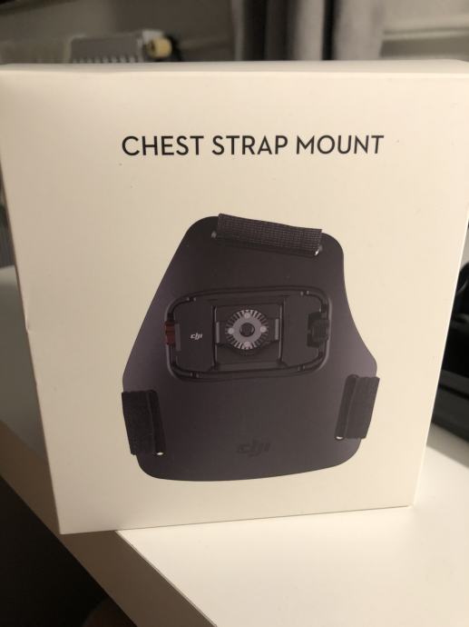 DJI OSMO mobile gimbal + chest strap mount