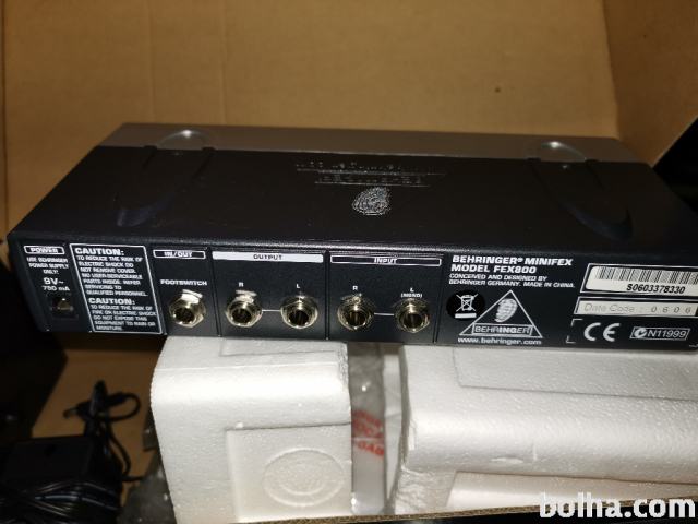 Behringer FEX800 Minifex 24-Bit Stereo Multi-FX procesor efe
