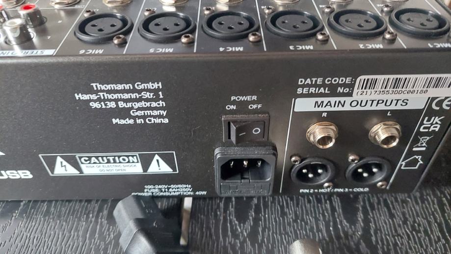 Mešalna miza t.mix xmix 1202 FX USB