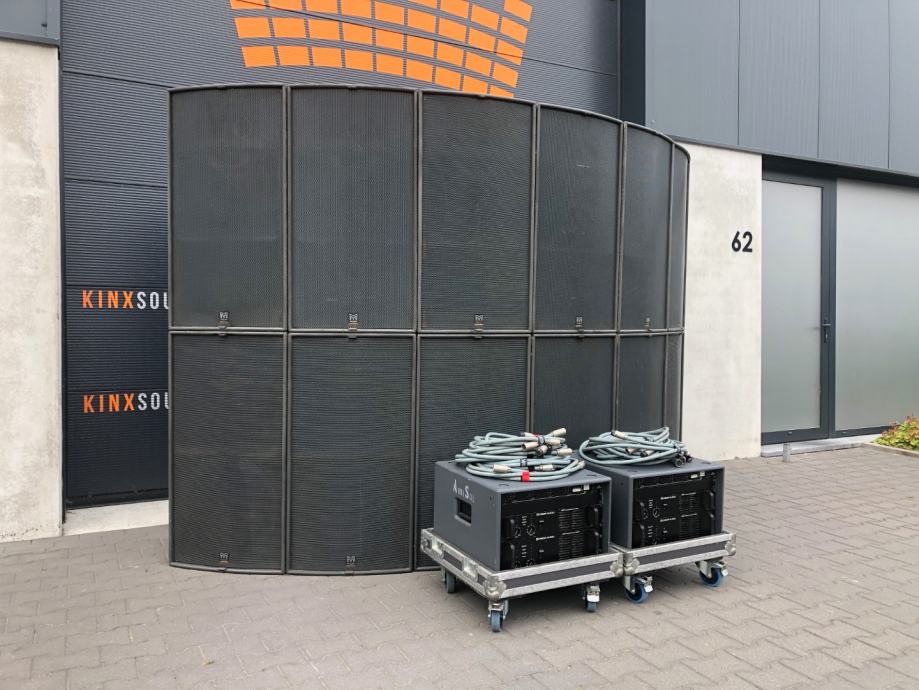 Ozvočenje Martin Audio W8 + W8S + Crest Audio Pro ojačevalci komplet