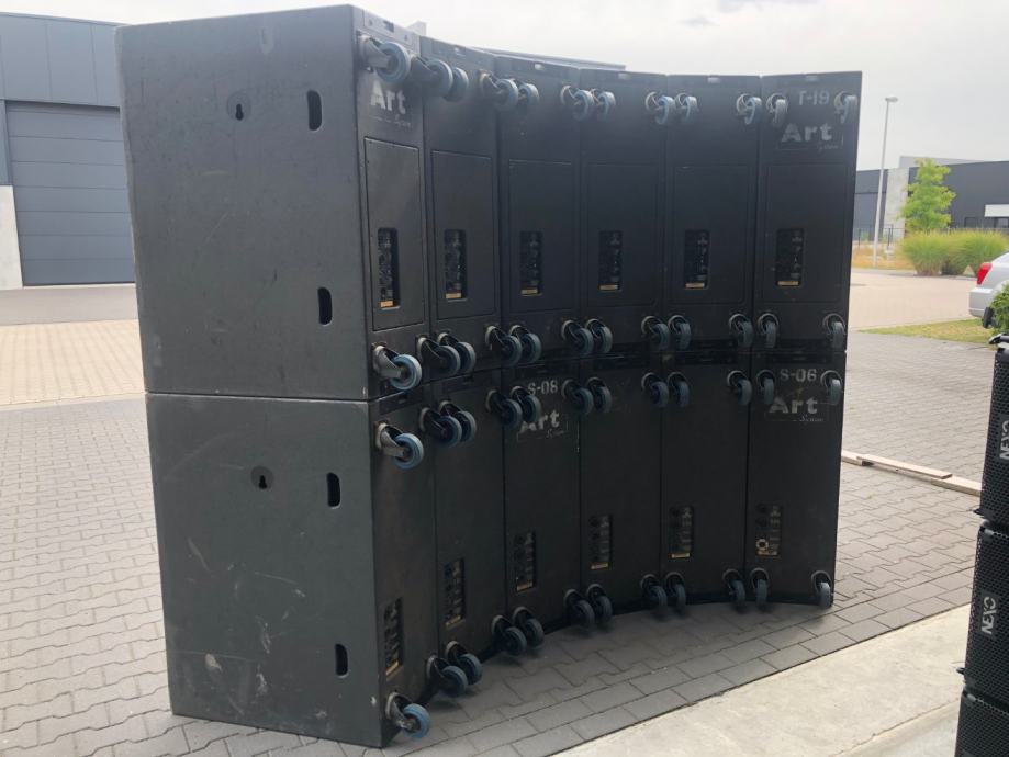 Ozvočenje Martin Audio W8 + W8S + Crest Audio Pro ojačevalci komplet