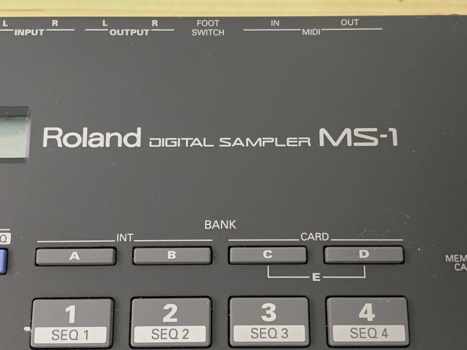 Roland MS-1 Vintage Digital Sampler