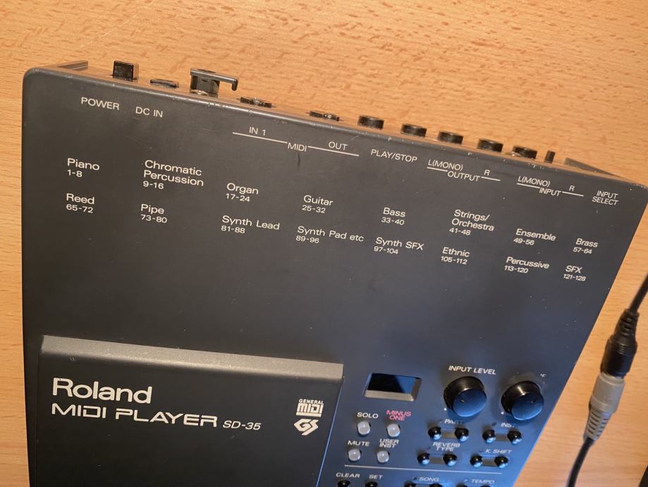 Roland Sound Canvas GM/GS MIDI player