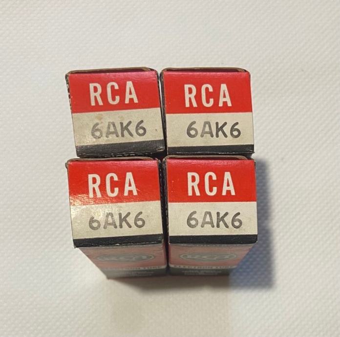 vacuum tube , elektronka - izhodna pentode RCA 6AK6 = A4361 = CV1762