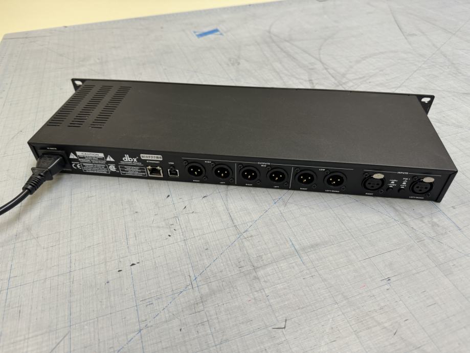 Zvočni procesor DBX Driverack PA2 in merilni mikrofon DBX RTA-M