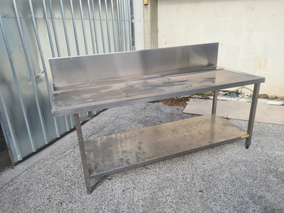 Inox miza, izhodna miza za pomivalni stroj