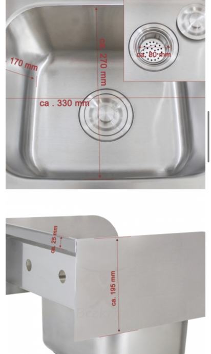 Inox umivalnik