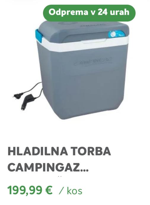 Campingaz hladilna torba 12V 220v
