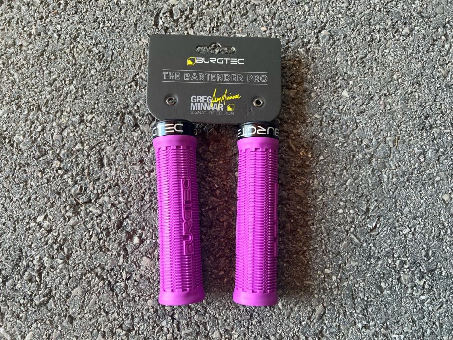 Burgtec Bartender Pro Minnaar Signature Grips Purple Rain mtb ročaji