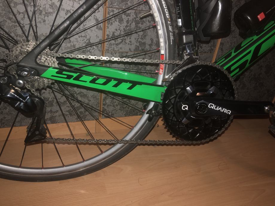 Shimano Dura Ace Di2 - R9150 rim brake grupa - Quarq Dfour 91