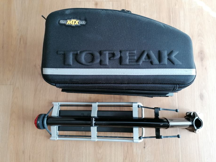 TOPEAK MTX trunk bag + MTX Beam Rack V-type (torba in prtljažnik)